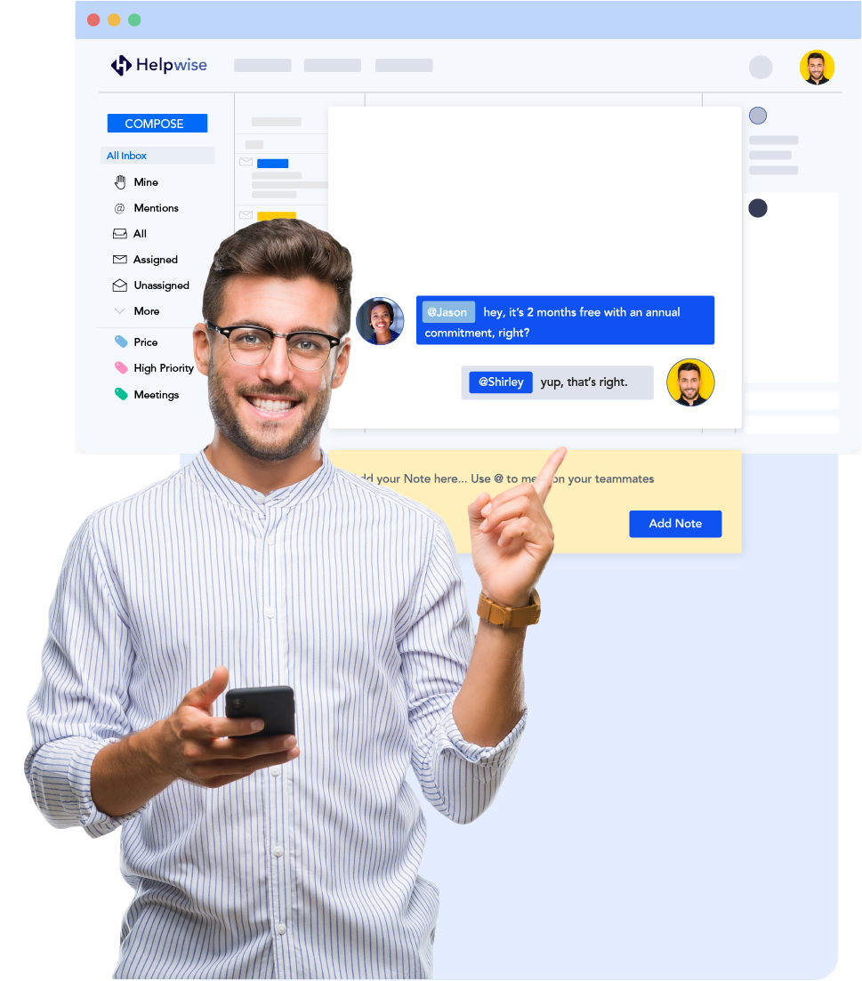 Shared inbox, Live Chat & Help Center Software - Helpwise